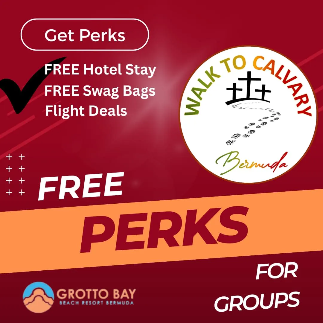 Walk to Calvary Group Leader Free Perks | Go To Bermuda